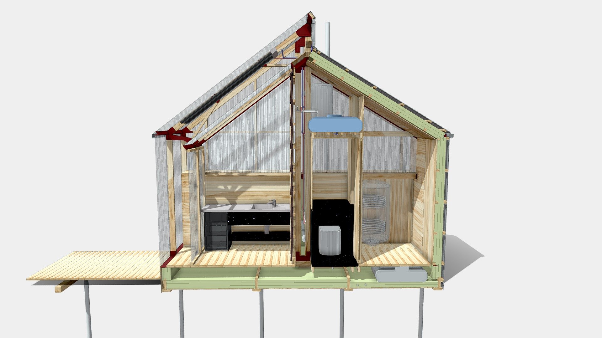 Ablution block - Section 2 - 3D model by Formografia [dded0e8] - Sketchfab