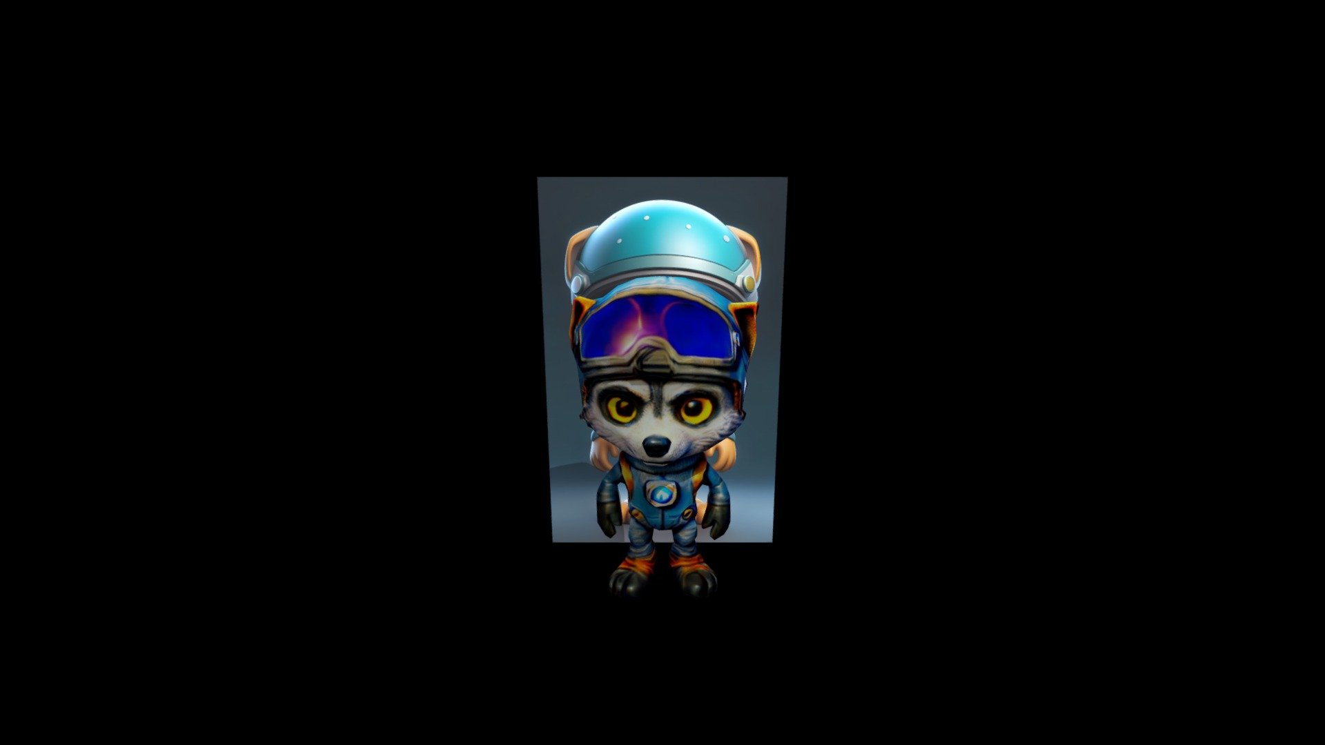 The image depicts a toy doll wearing a blue hel - Download Free 3D ...