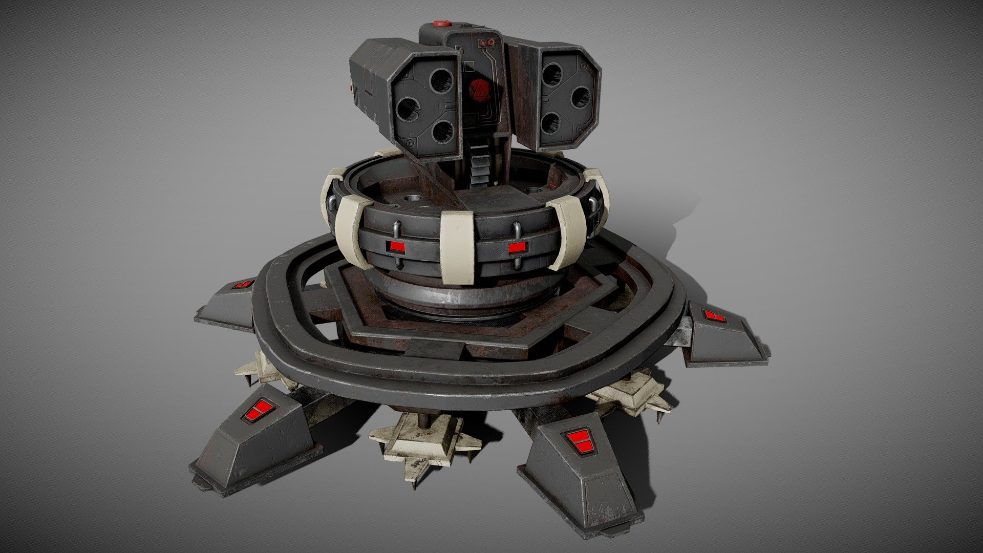 Missile_launcher - 3D model by brewoliverin [ddee3fb] - Sketchfab