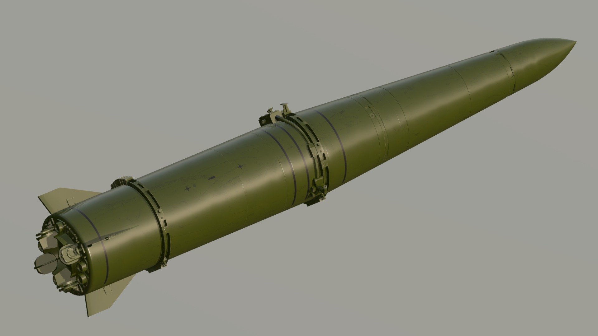 9M723 Iskander missile - 3D model by Jeyhun1985 [ddeecad] - Sketchfab