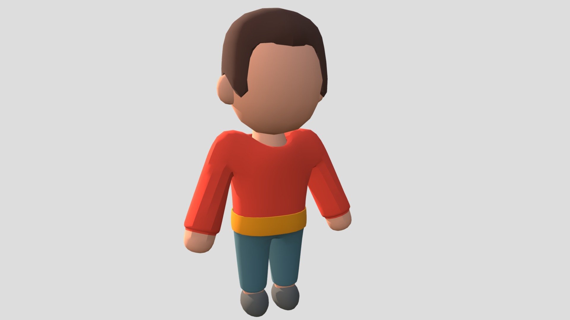 Hyper Casual Character - Buy Royalty Free 3D model by Fridge ...
