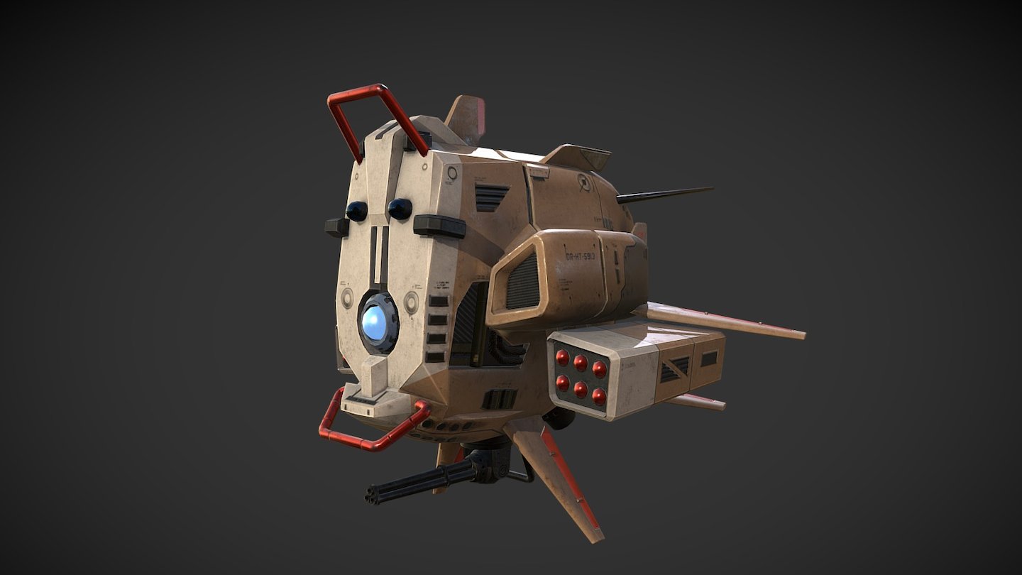 Drone Hi Tech - 3D model by Mango Team (@polygonby) [ddefd3c] - Sketchfab