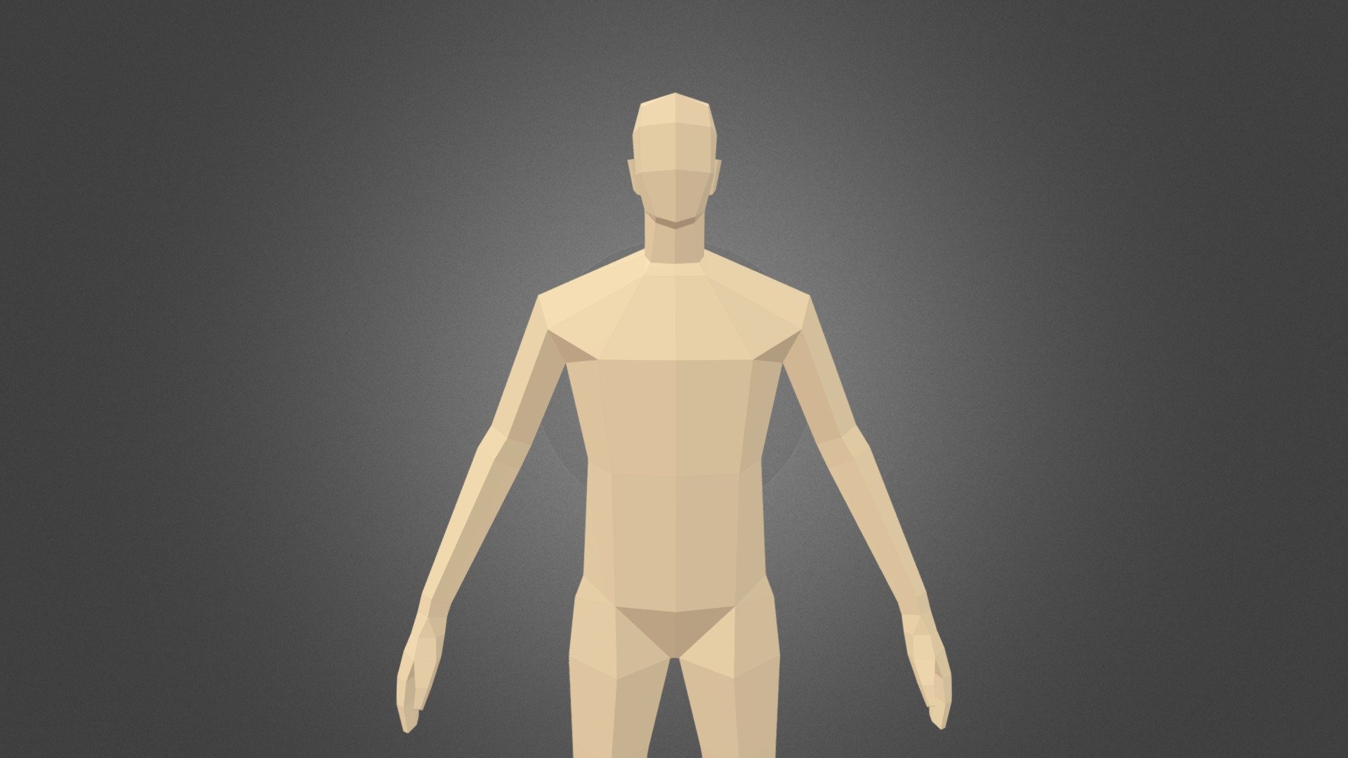 Low Poly Male Body Download Free 3D Model By Tidominer ddf1191 Sketchfab