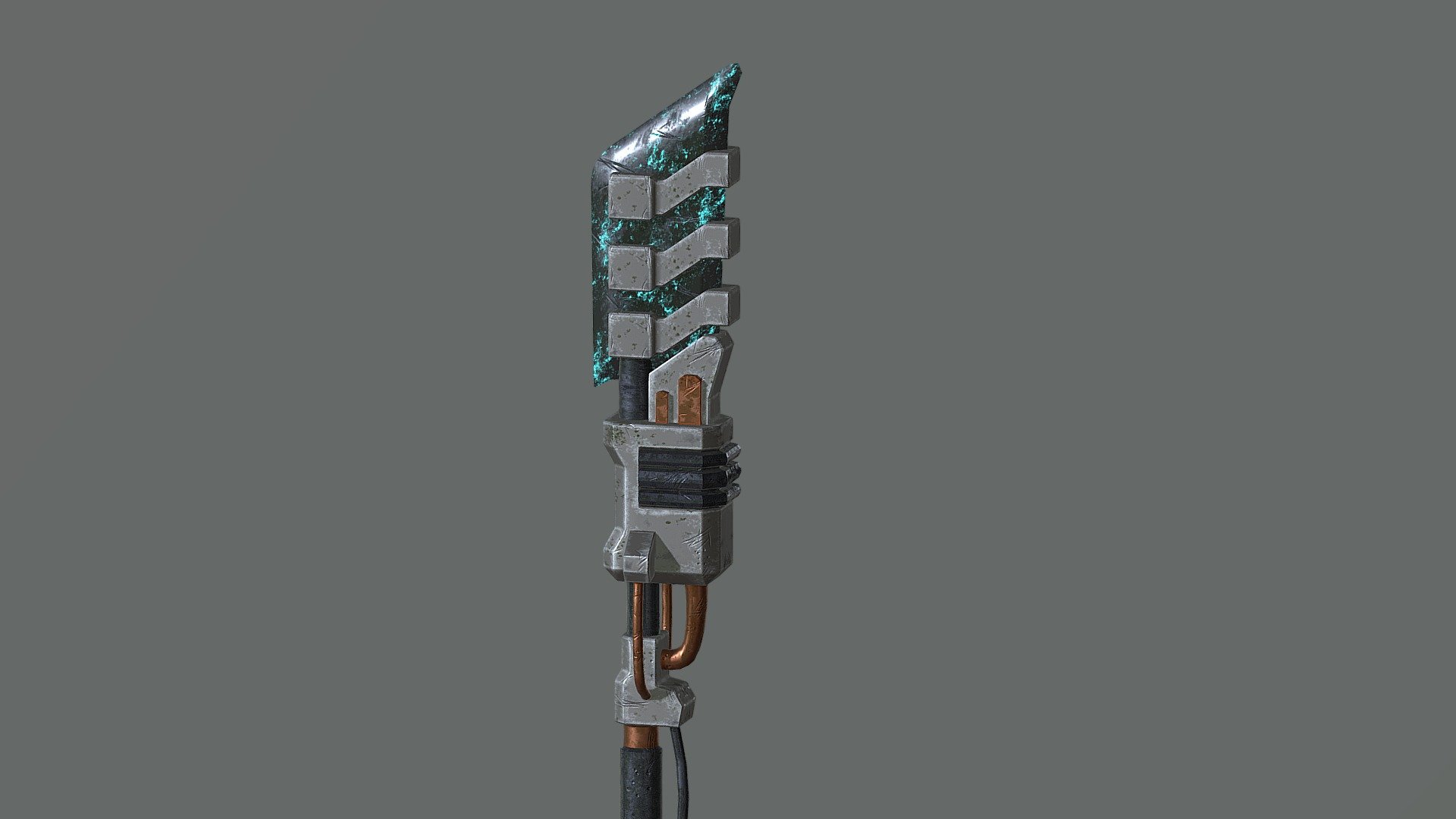 Hi-Tech Spear - 3D model by marie brodeur (@marie_brodeur) [ddf2626 ...