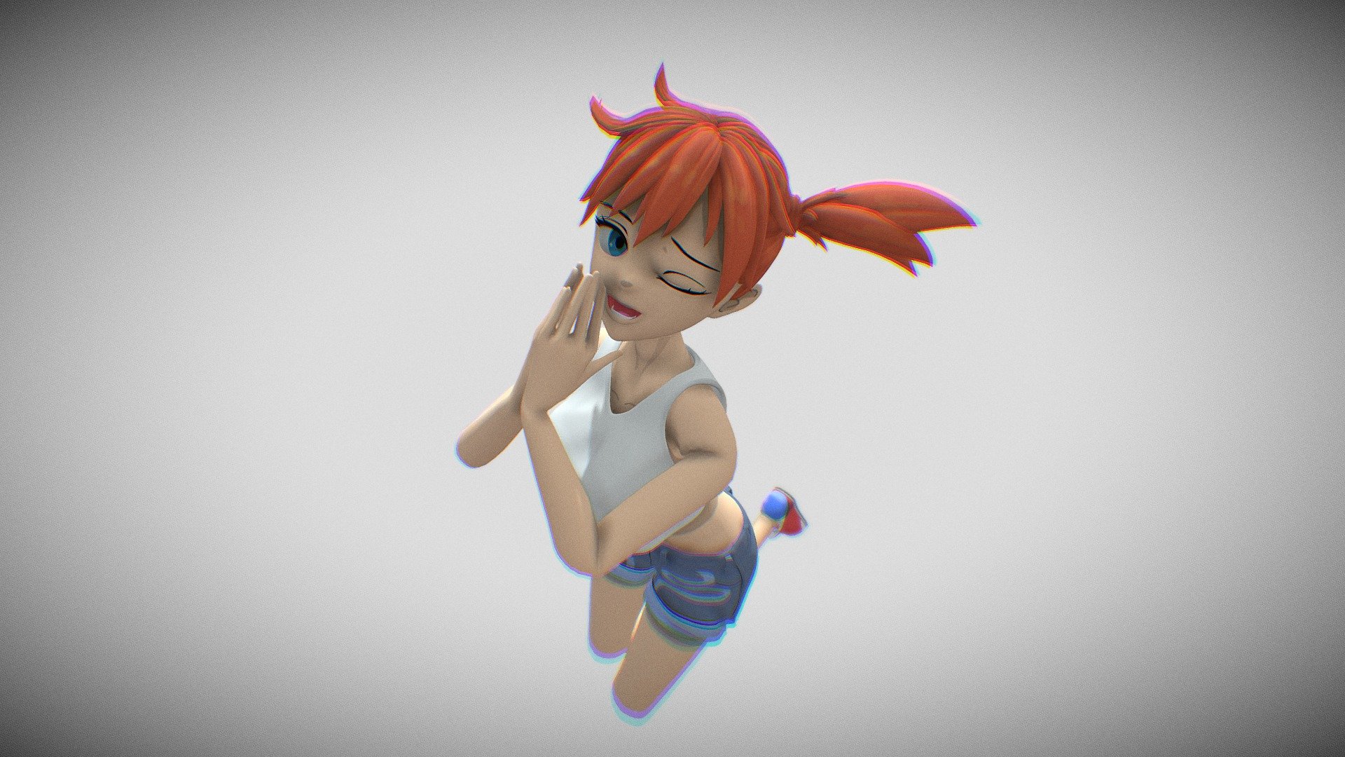 MIsty trainer pokemon - 3D model by anak3d (@anak3d1234) [ddf4986] - Sketchfab