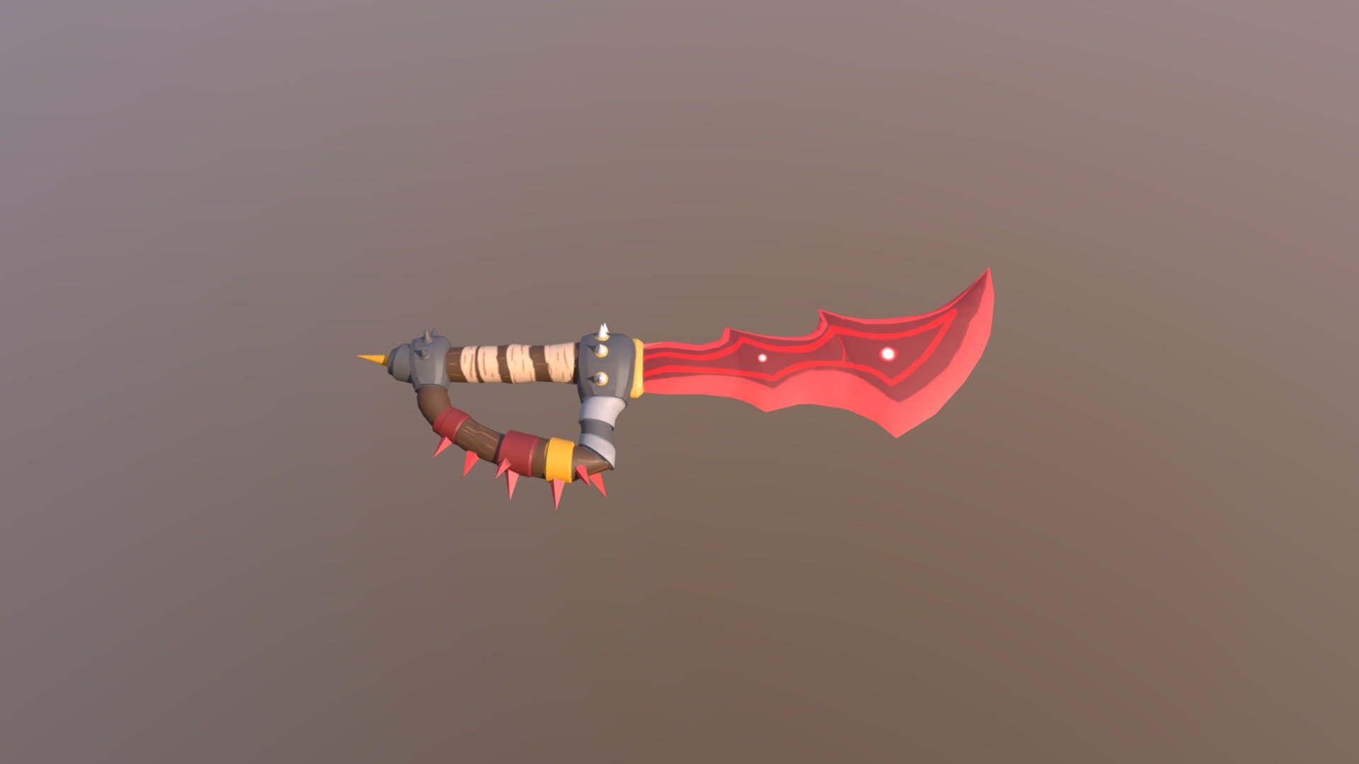 Red Blade - 3D model by Léon Maurice (@Silveraze) [ddf5158] - Sketchfab
