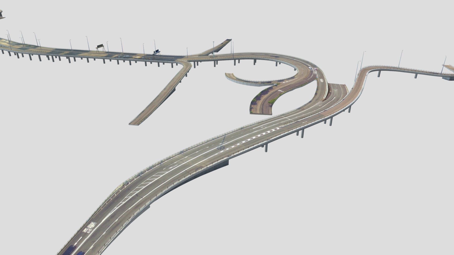 Flyovers in Wan Chai I365011572107063A0 - Download Free 3D model by ...