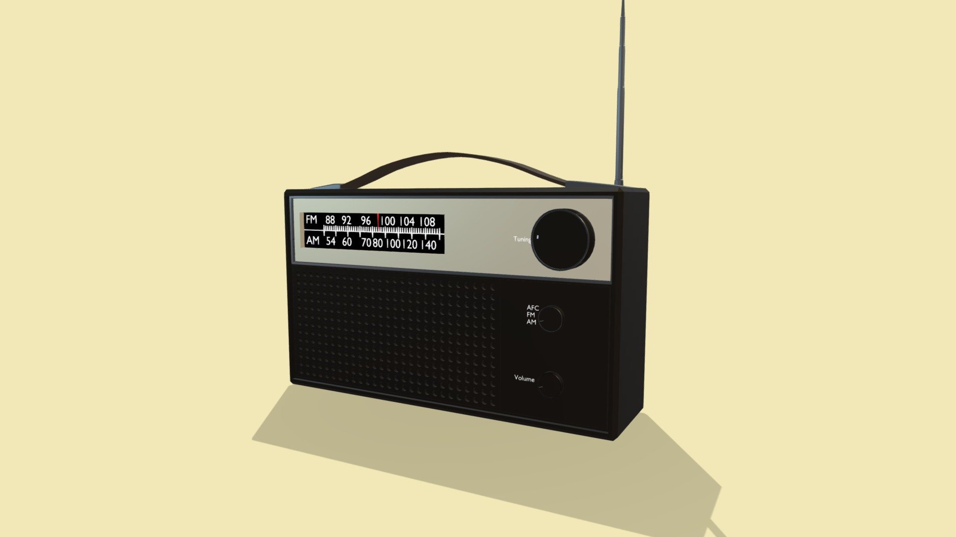 Radio - 3D model by Rex (@Re_x) [ddf8032] - Sketchfab