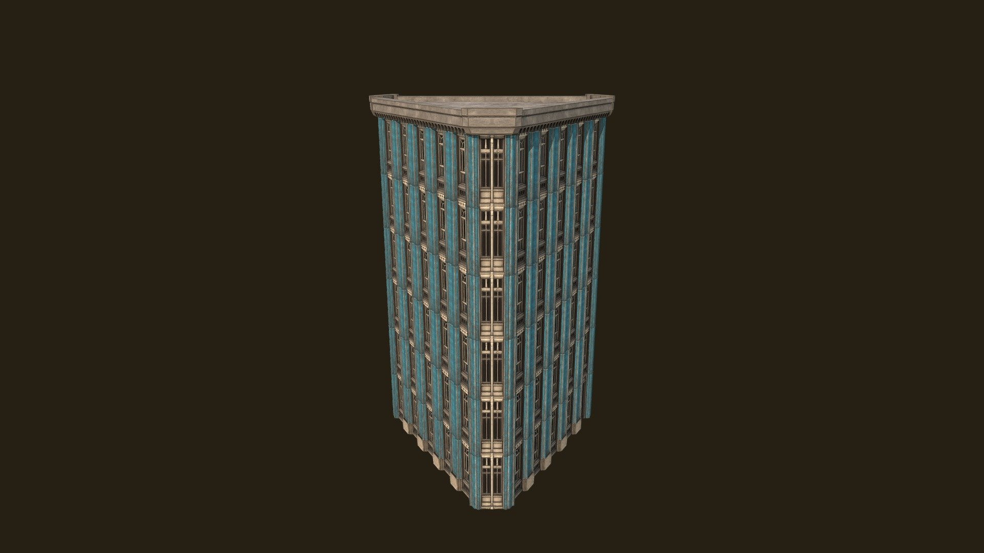 [Dishonored 2 Style] Modular building blue - 3D model by mattvsdb ...