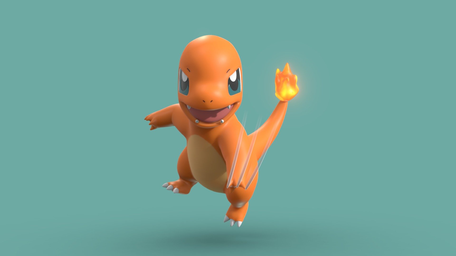 Charmander - 3D model by Dominik Strasser (@dominikstrasser) [ddfad28 ...