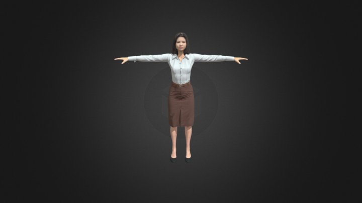 Female-human 3D models - Sketchfab