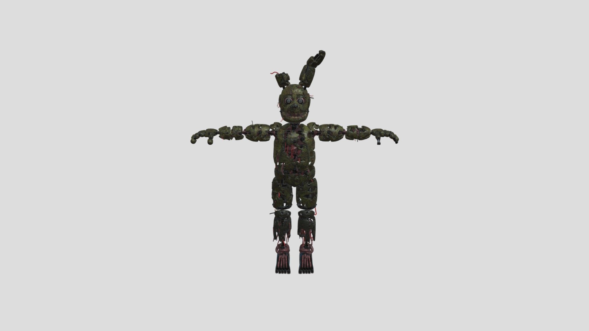 Springtrap_fnaf_AR - 3D model by Pavluha (@klopikc) [ddfbe23] - Sketchfab