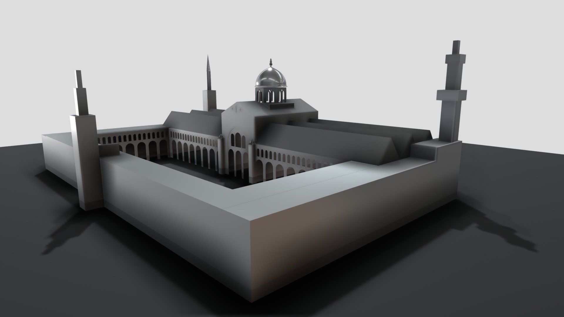Omeyyade Mosque Damascus Syria - 3D model by Ibra093 [ddfc455] - Sketchfab