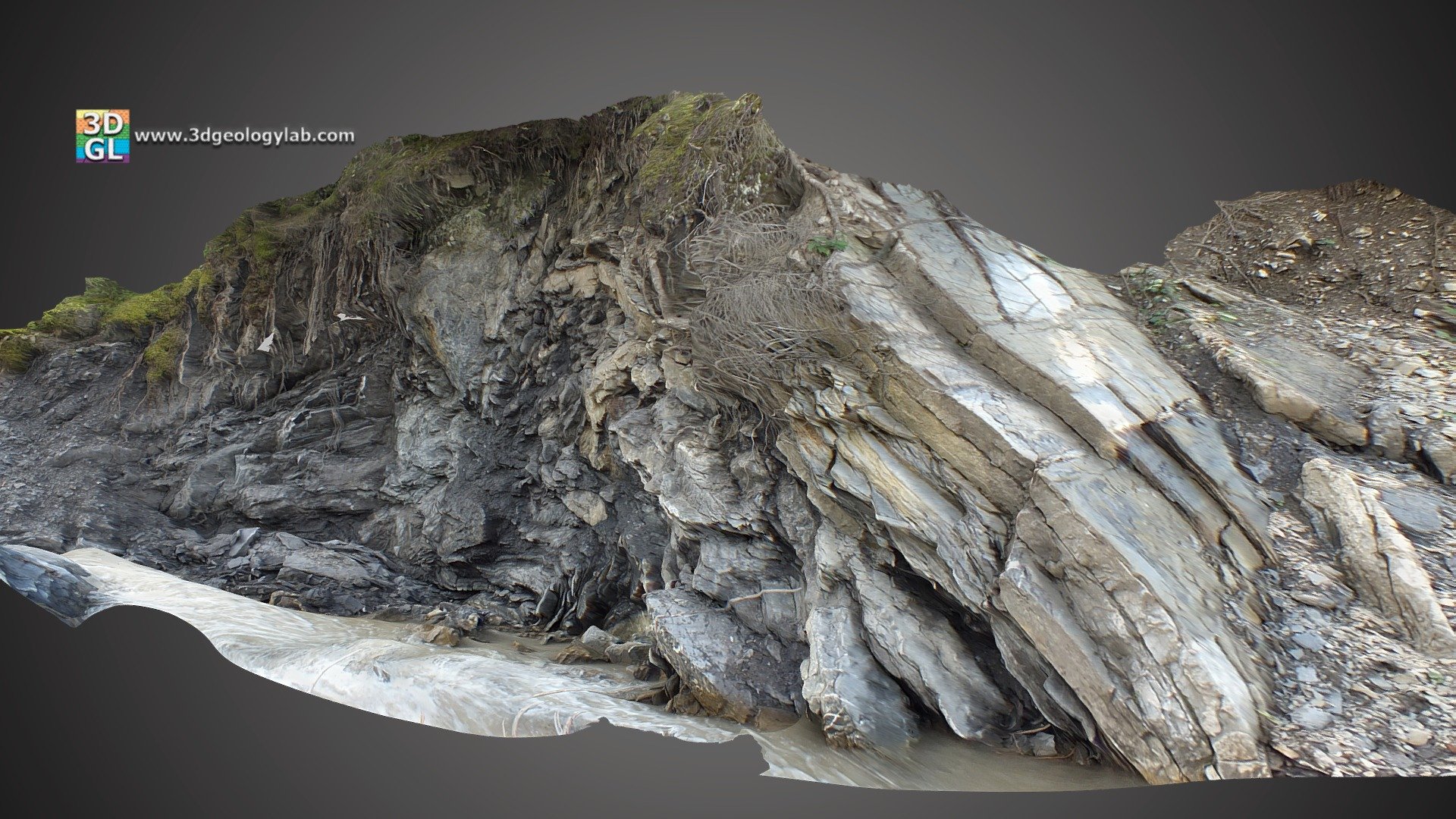 Outcrop (H225-A) - 3D model by 3D Geology Laboratory (@3DGeologyLab ...