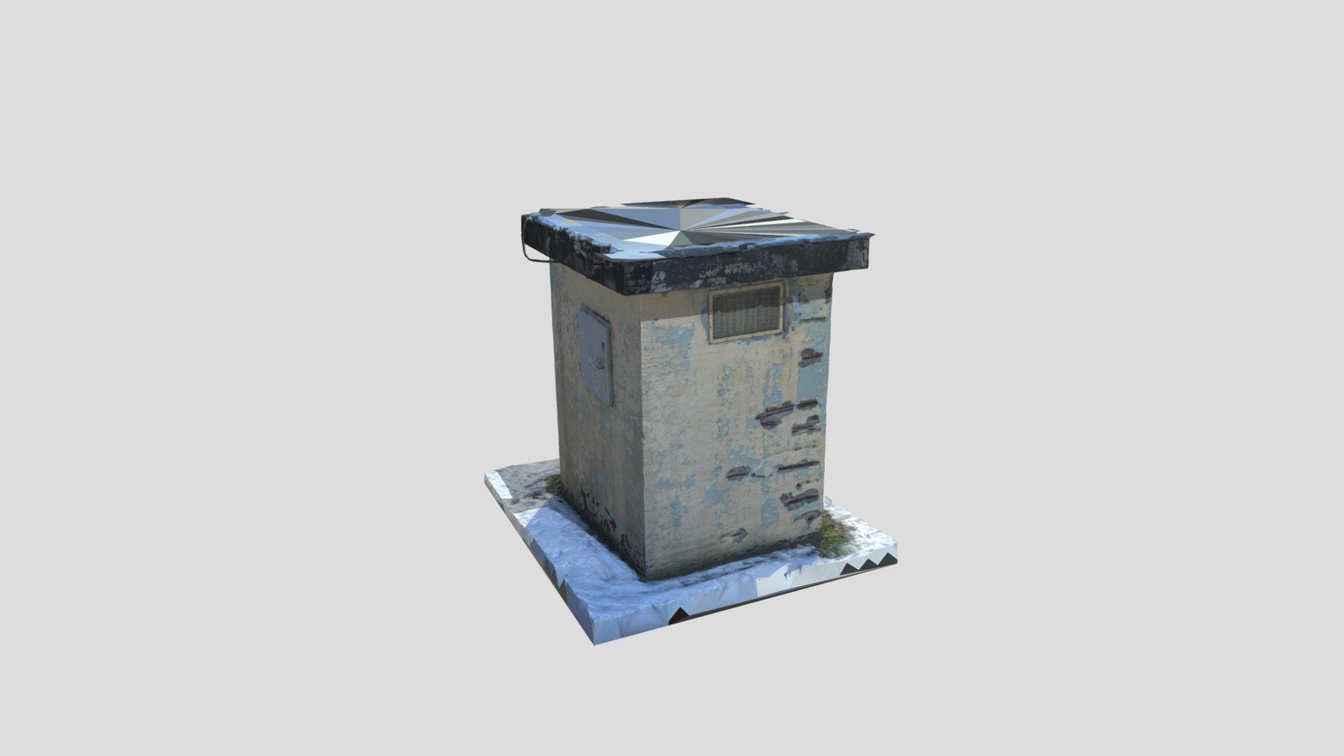 Electrical house in the woods - Photogrammetry - 3D model by ...
