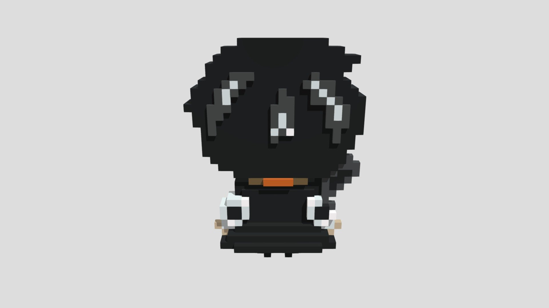 Pixel Kirito - 3D model by Wars1000 [ddfec4a] - Sketchfab