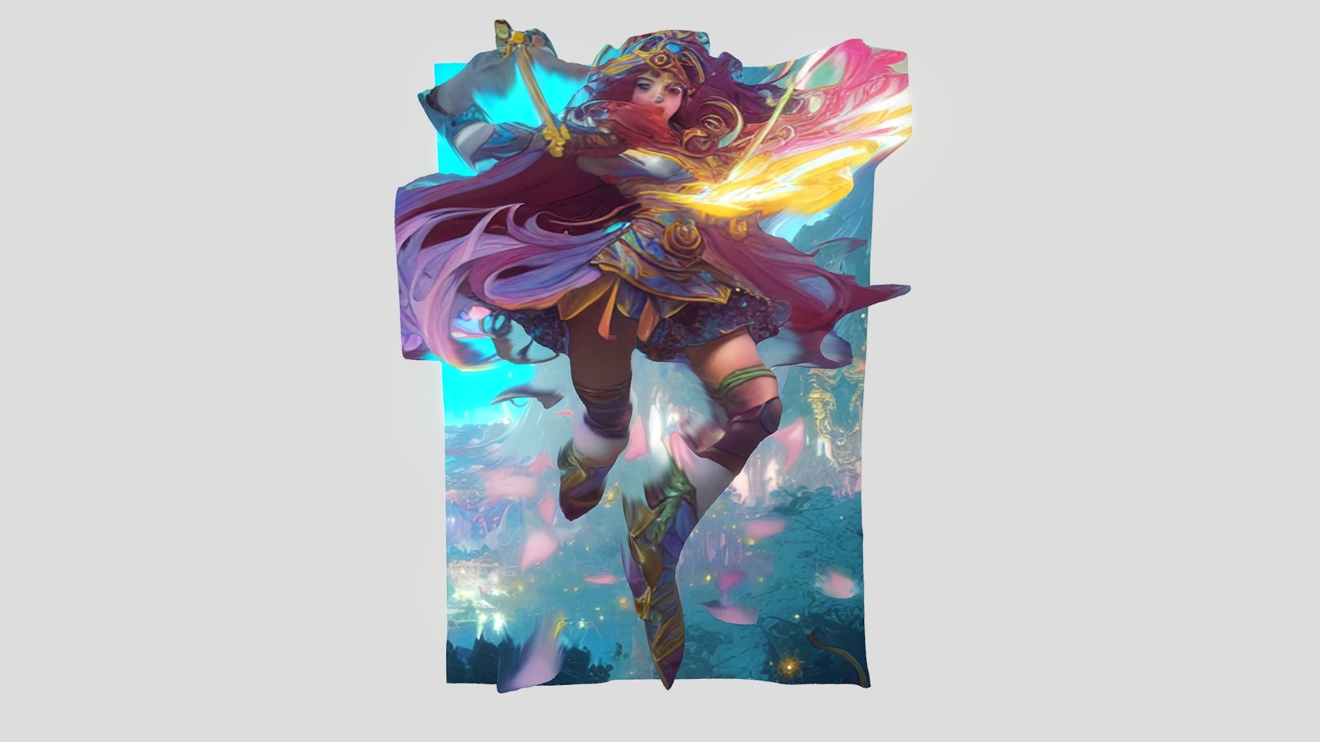 Magic Girl Leap - Download Free 3D model by rarstyak [ddff5a8] - Sketchfab