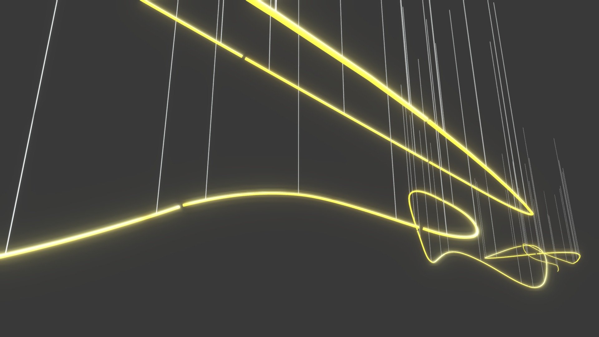 Neon Ceiling Light - Download Free 3D model by Bogdan Strielecki ...
