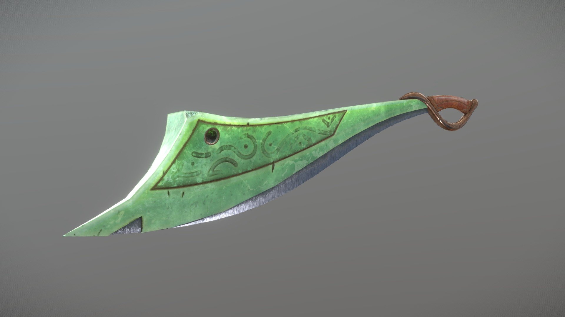 Stylized Jade Sword - 3D model by MaxLevelAdventures [de00618] - Sketchfab