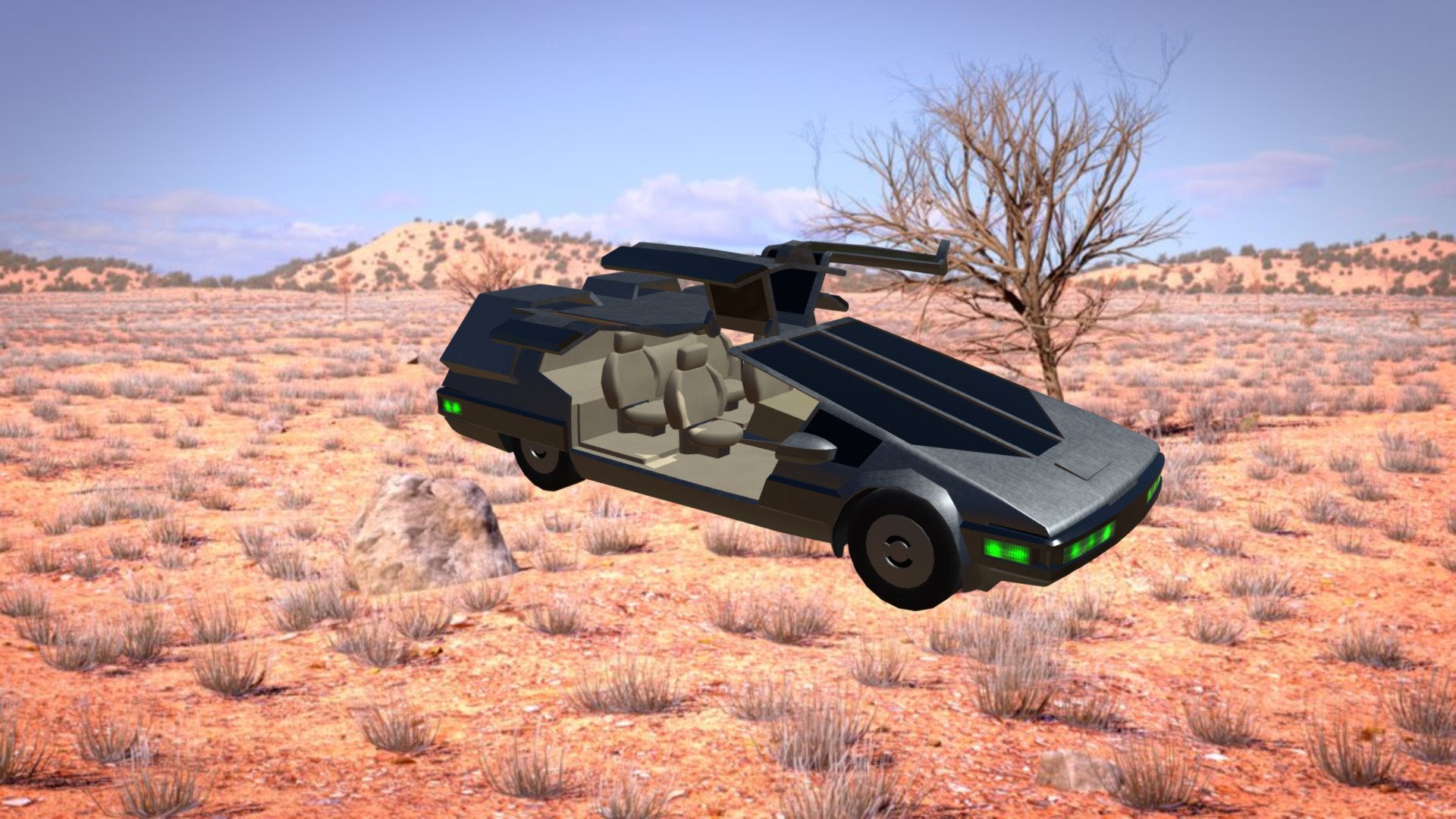 StarCar - 3D model by PlattIntroTo3d [de00cb8] - Sketchfab