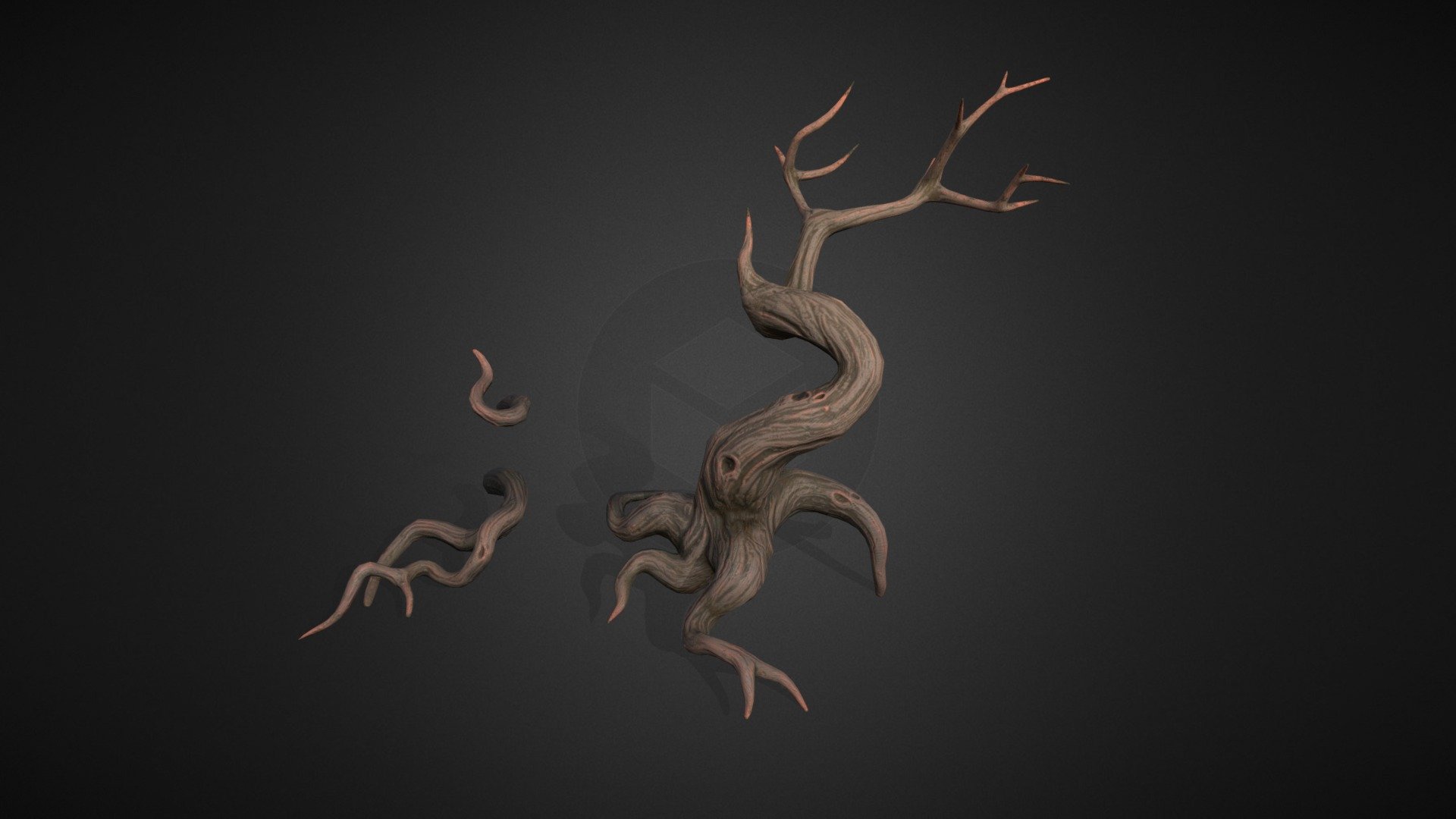 Twisted Tree and Roots - 3D model by Salty Panda Studios ...