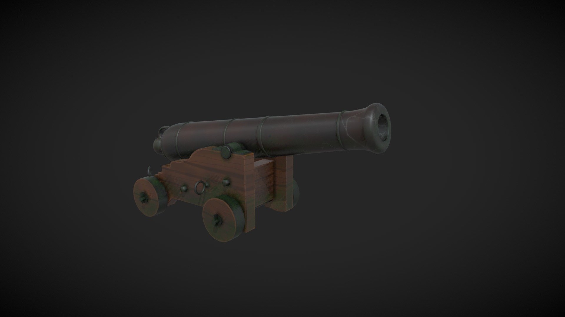 Handpainted canon textures - 3D model by linneanorman [de012e7] - Sketchfab