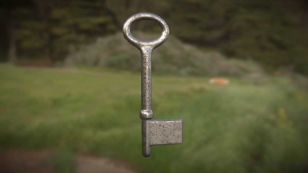 Steel Key - PBR - 3D model by Artfully 3D (@artfully3d) [de02119 ...
