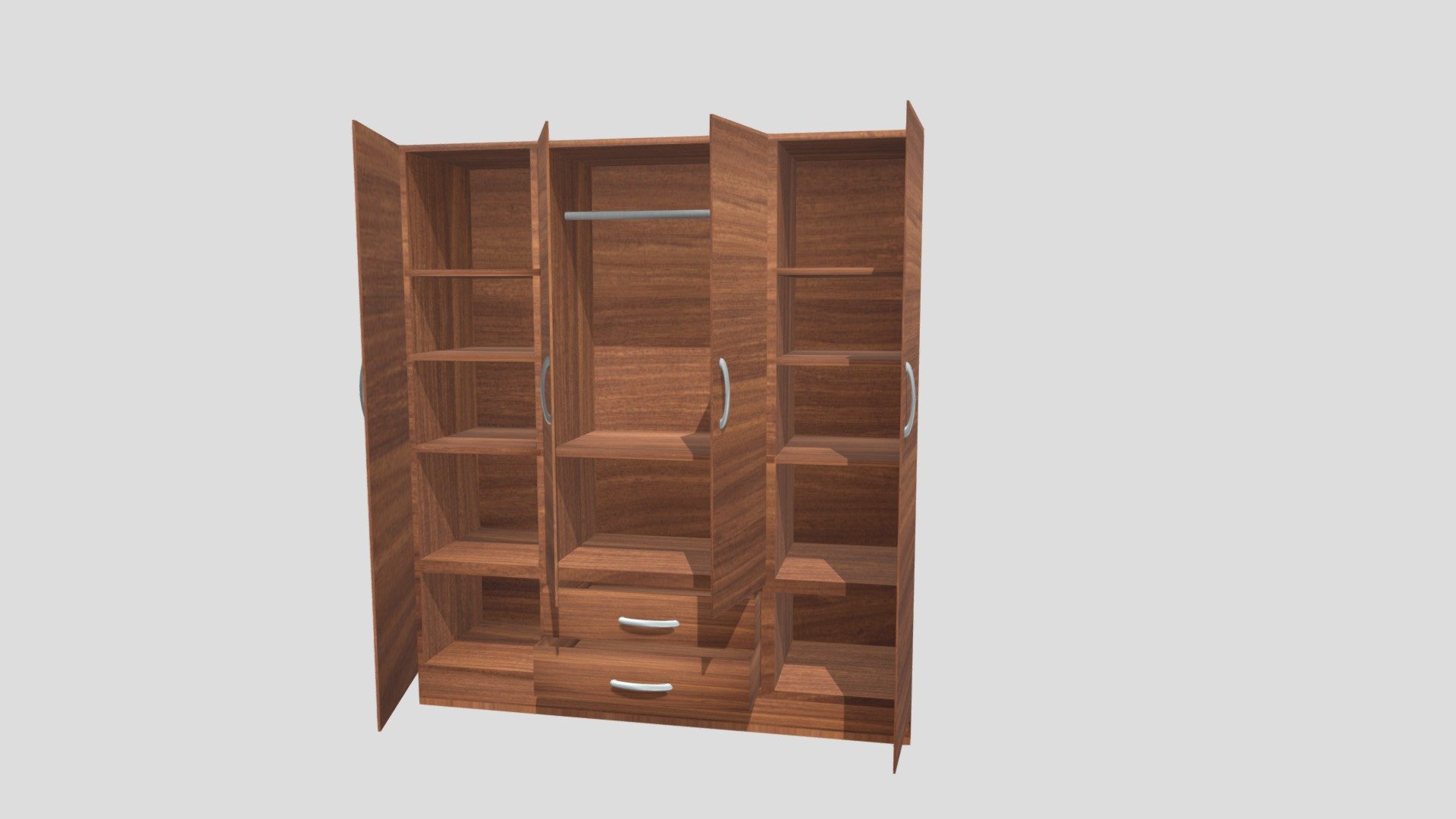 3D Wardrobe - Download Free 3D model by Hafiene (@ahmedhafiene98 ...
