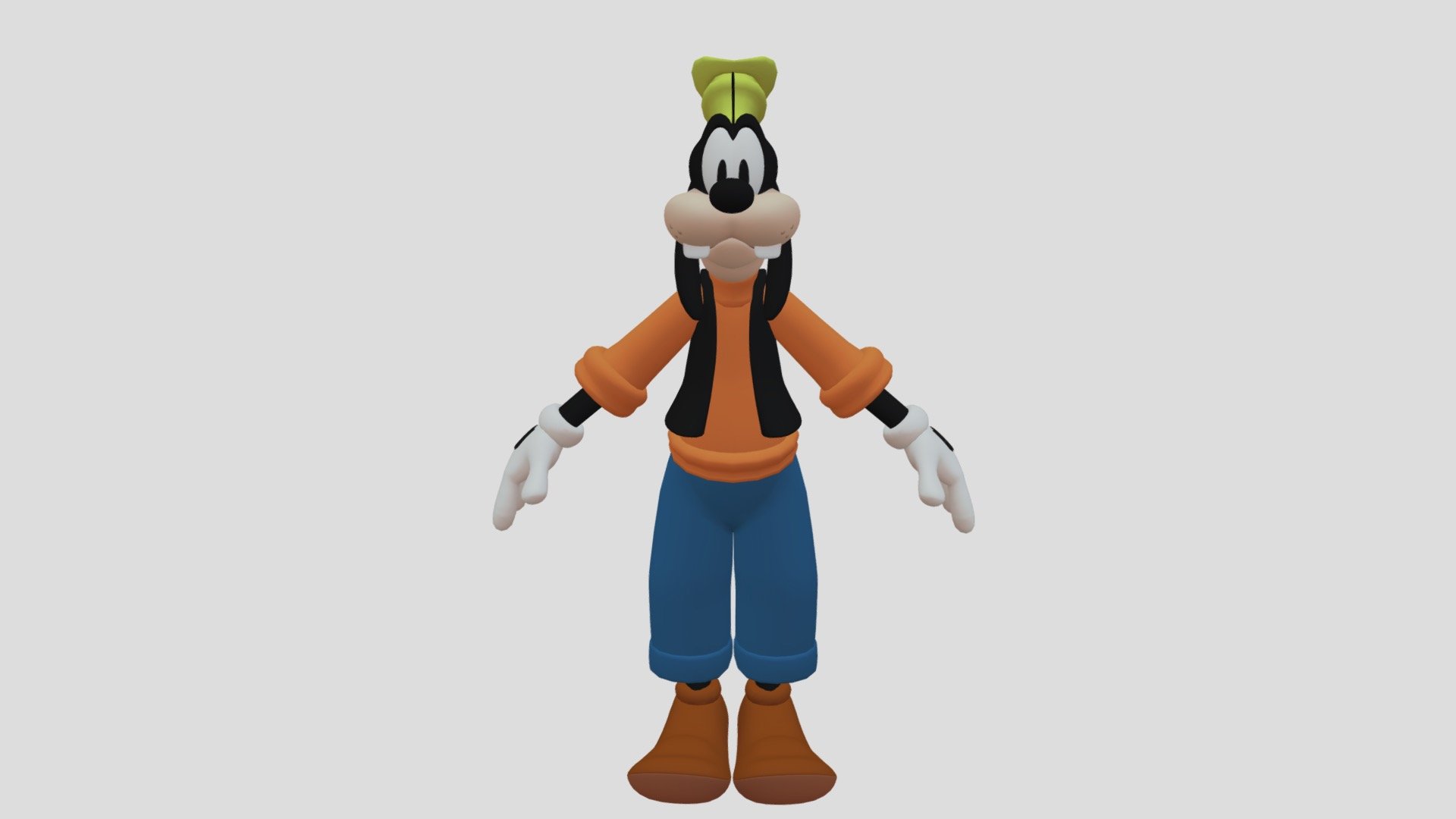 Mickey And Friends - Goofy (Updated) - Download Free 3D model by SMF ...