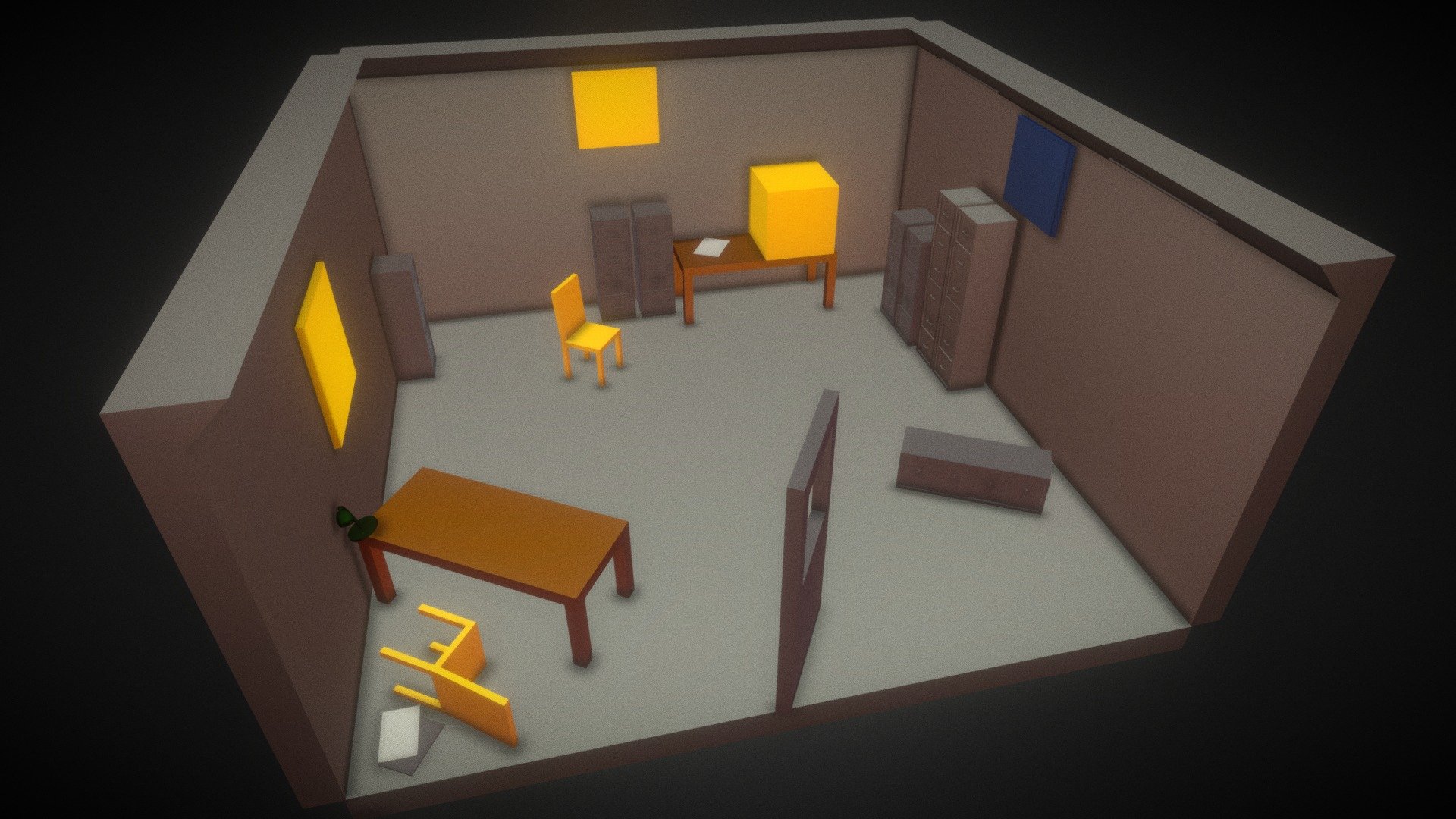 L.D_AfterMath_Office_II - 3D model by LeviLucina [de053e9] - Sketchfab