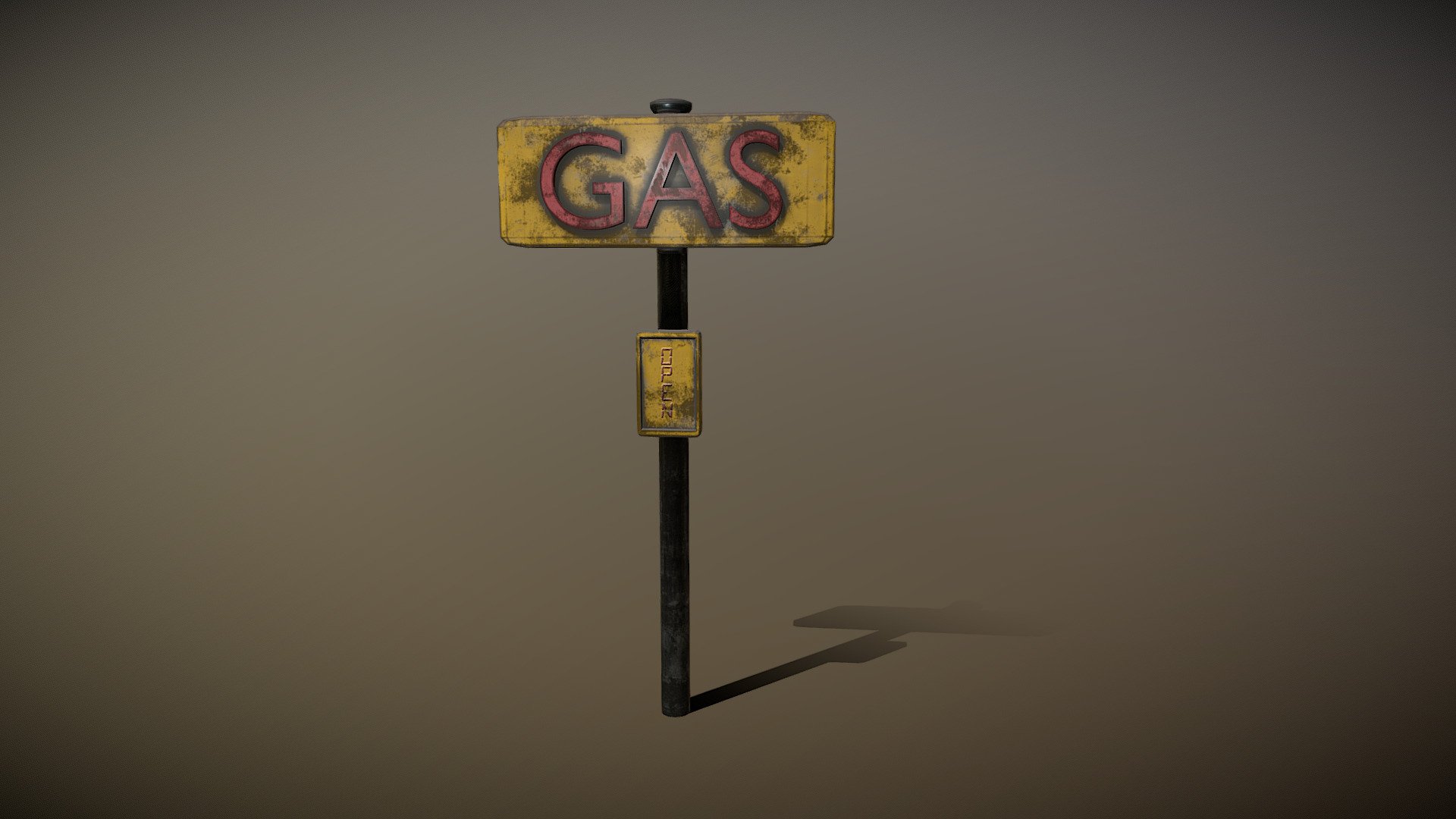 Post-Apo Gas Sign - Buy Royalty Free 3D model by Thunder (@thunderpwn ...