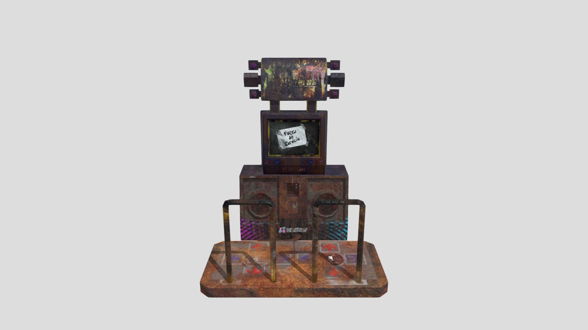old Dance dance Machine - 3D model by josuecabrera3 [de058cb] - Sketchfab
