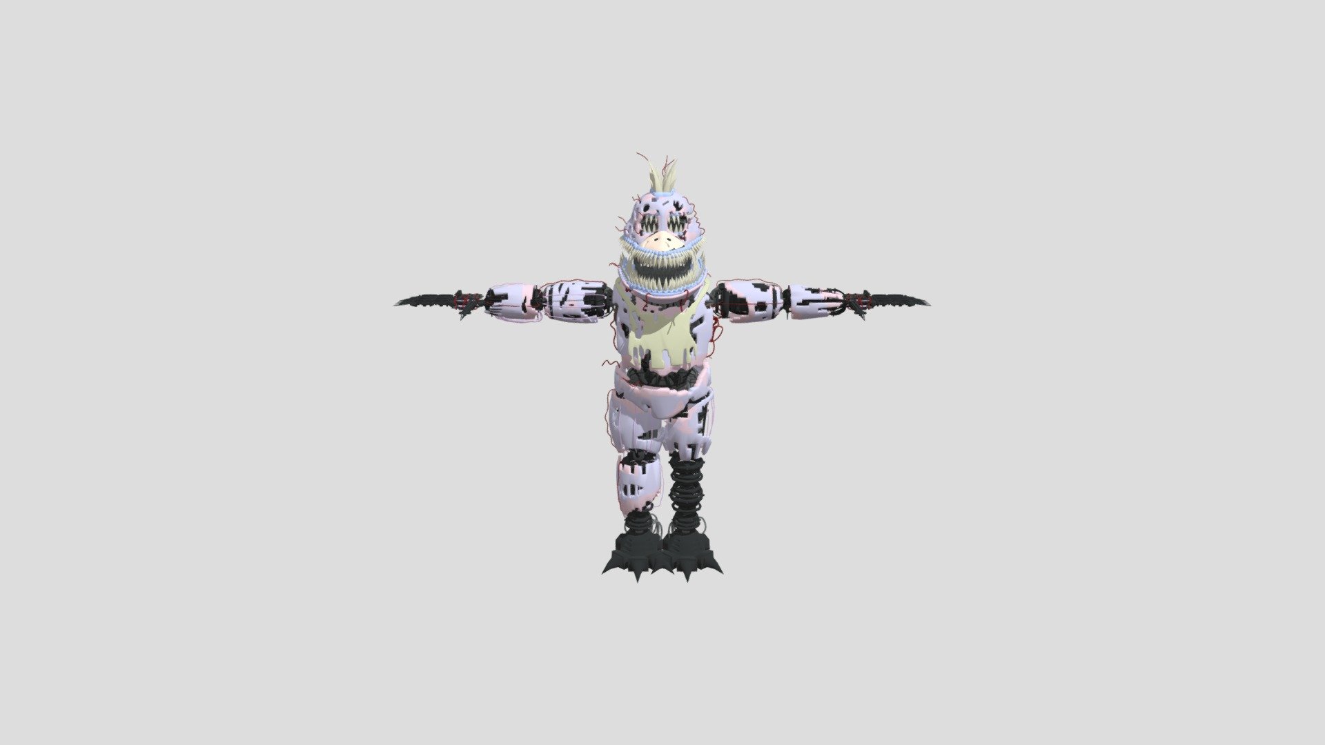 Corrupted Chica - Download Free 3D model by Mr.Woon (@znykpzl) [de05c97 ...