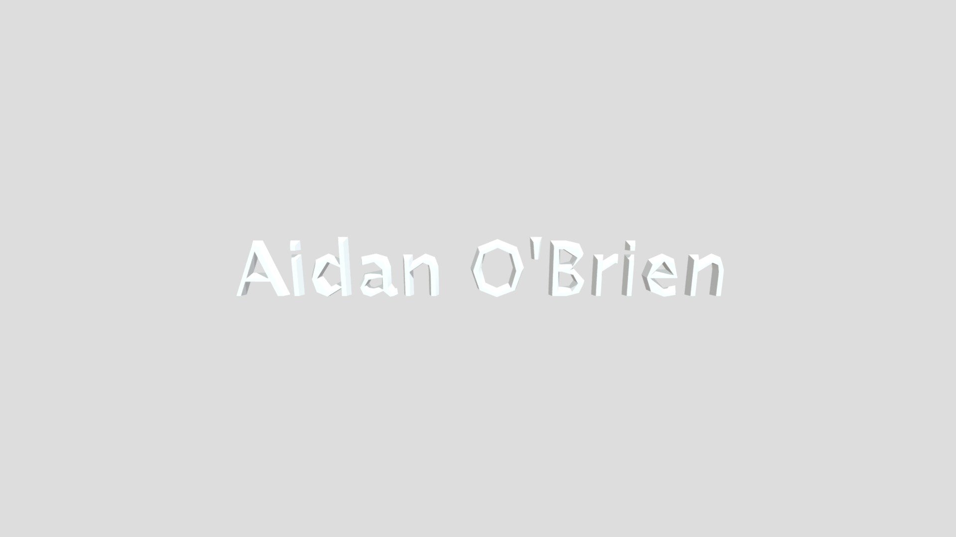 Wk1_signature_obrien_aidan - Download Free 3D model by aidanobrien16 ...