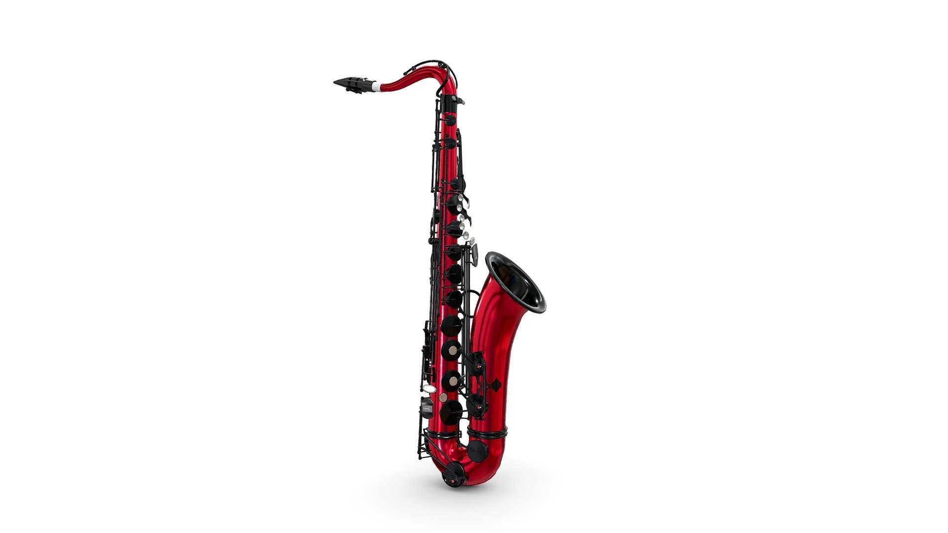Red Saxophone - 3D model by red-polygon [de07223] - Sketchfab