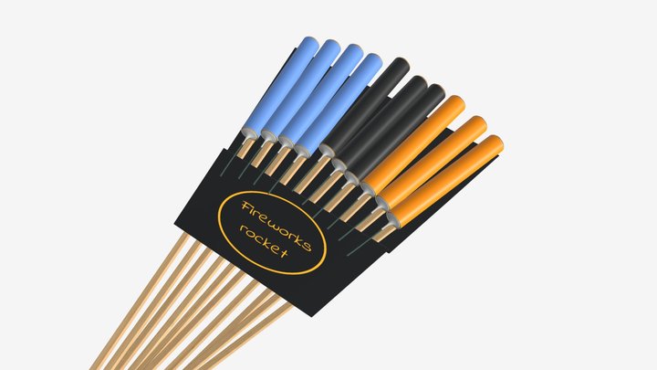 Firework 3D models - Sketchfab