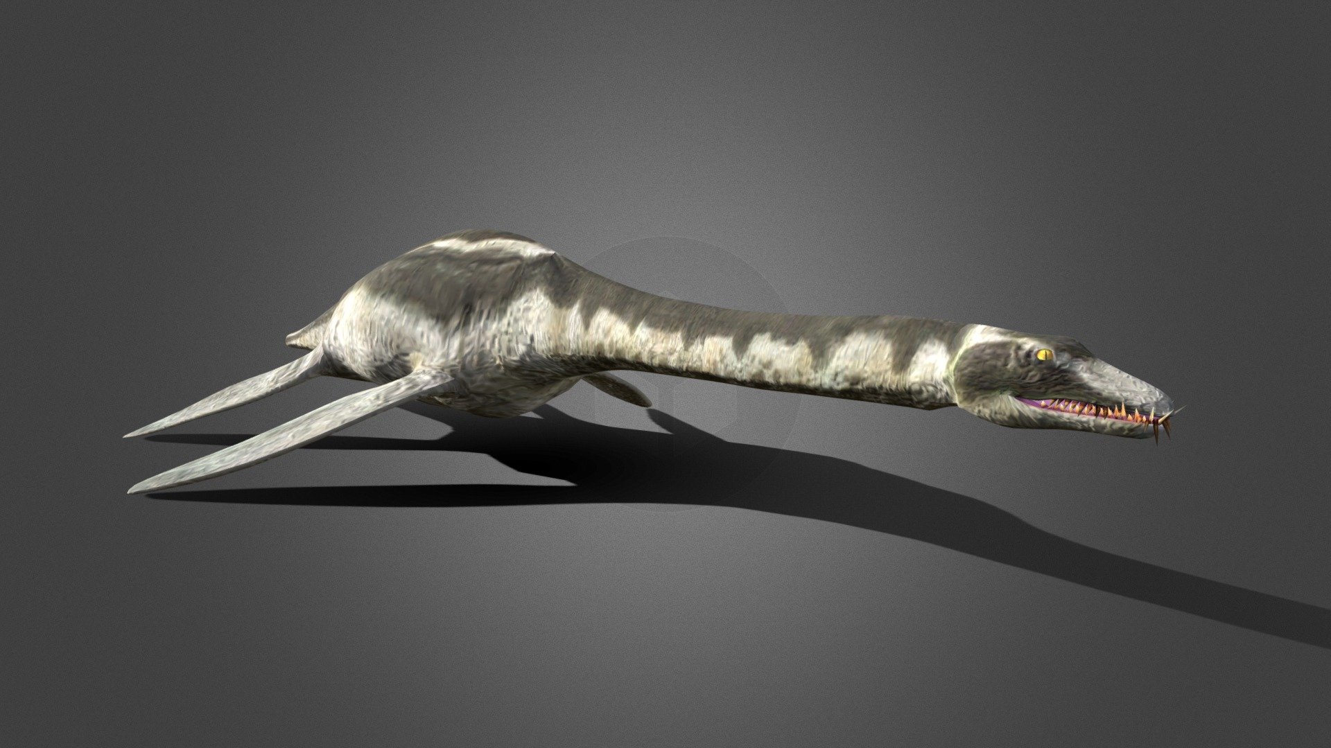 Dinosaur Hunting Plesiosaurus - Download Free 3D model by Jurassic ...
