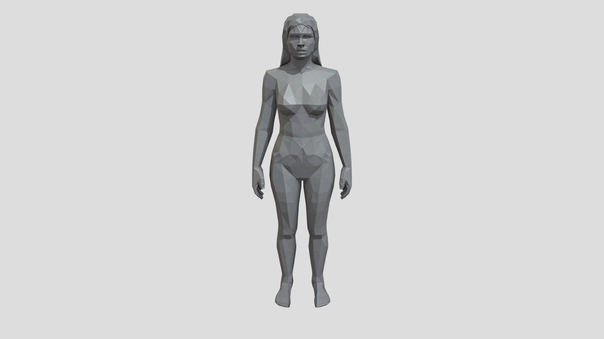 Human_female_low_poly - Download Free 3D model by edilonfsj [de0d2d6 ...