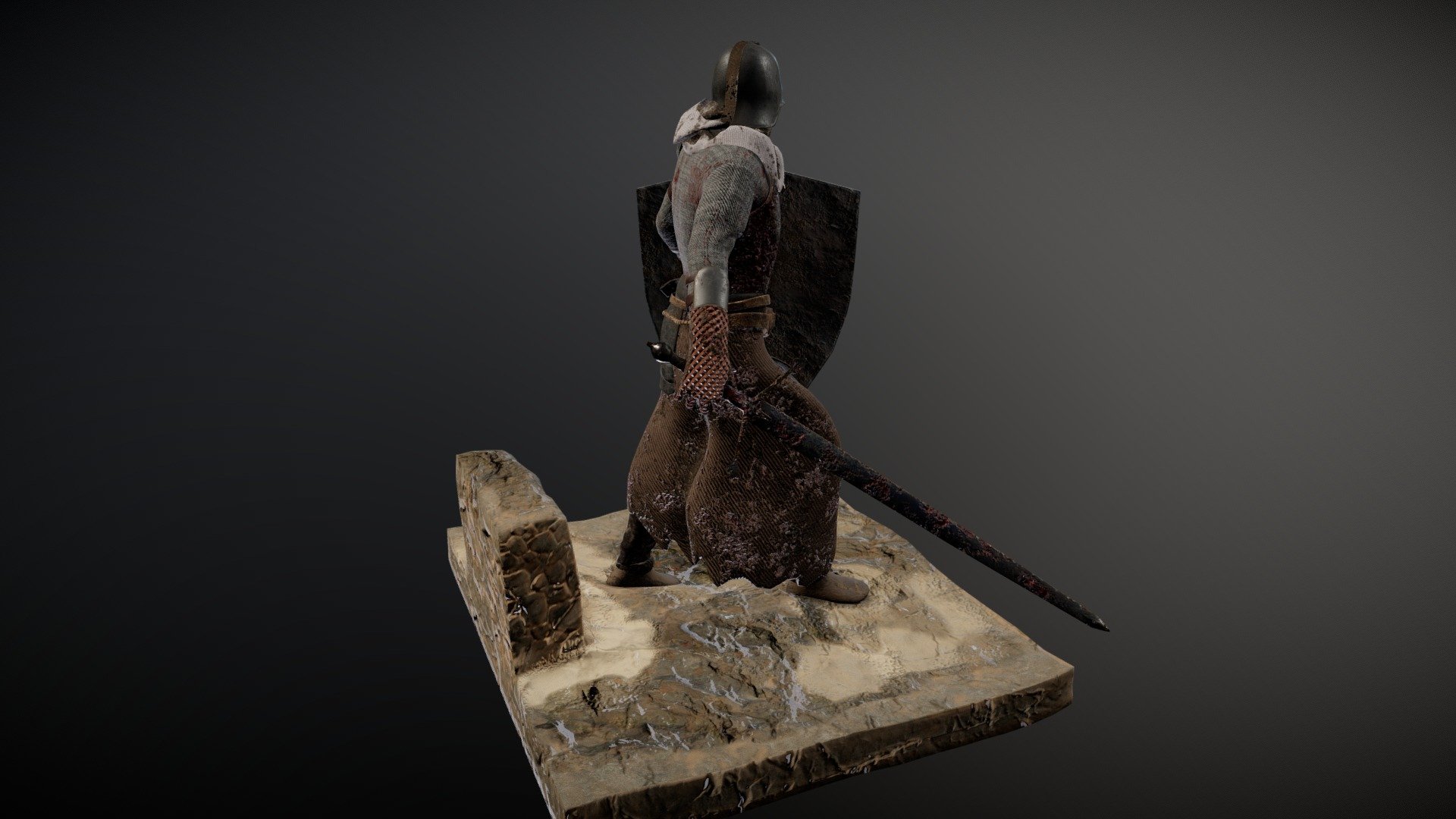 Medieval soldier - 3D model by Xevier (@ixevier) [de0e44d] - Sketchfab