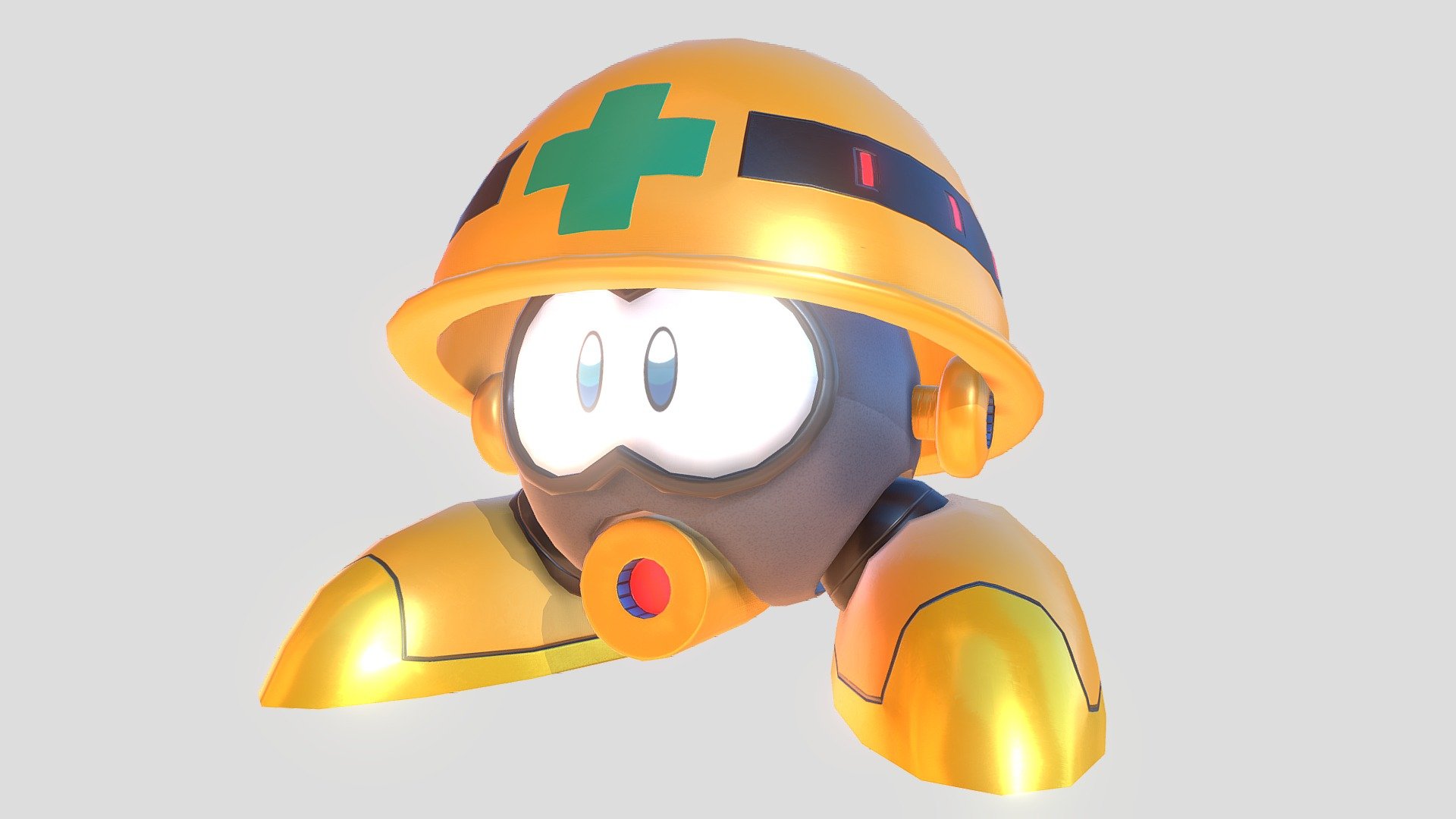 Fan Art of a Mettaur from Megaman X - 3D model by ironfanch [de11819 ...