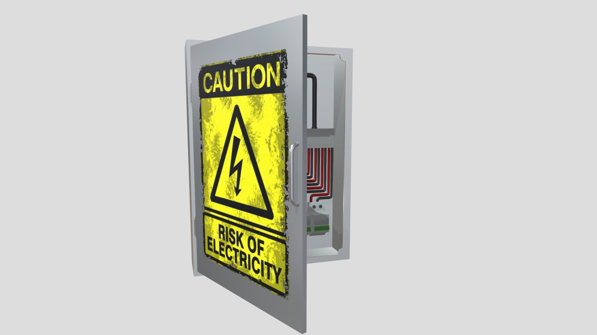 Industrial Electrical Box - Download Free 3D model by Krystofeles ...
