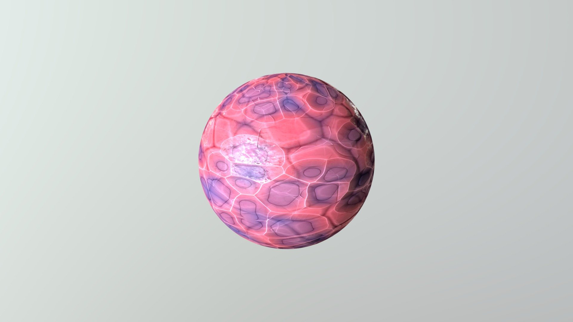 Stylized Organic Red - 3D model by eklavya_1 [de15262] - Sketchfab