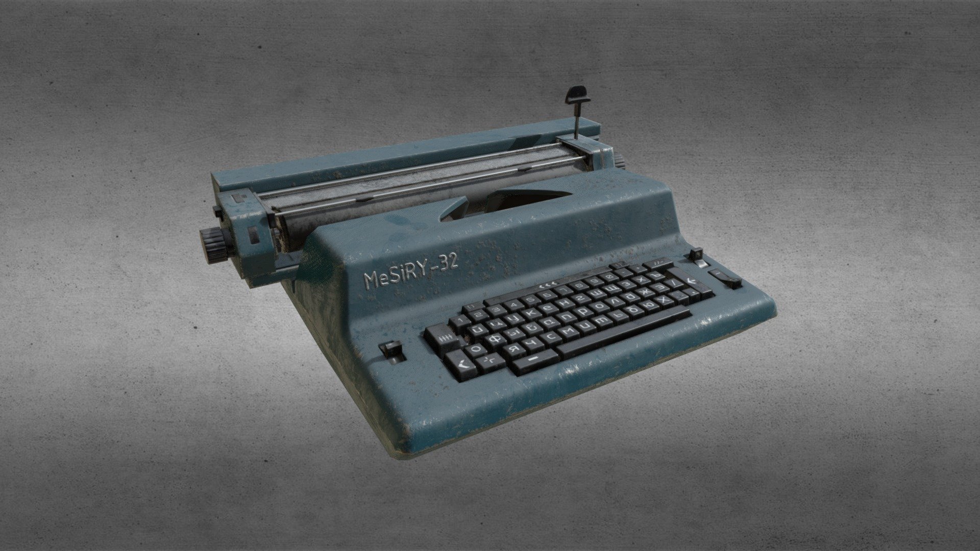 typewriter 01 - 3D model by 153986216 [de1c734] - Sketchfab