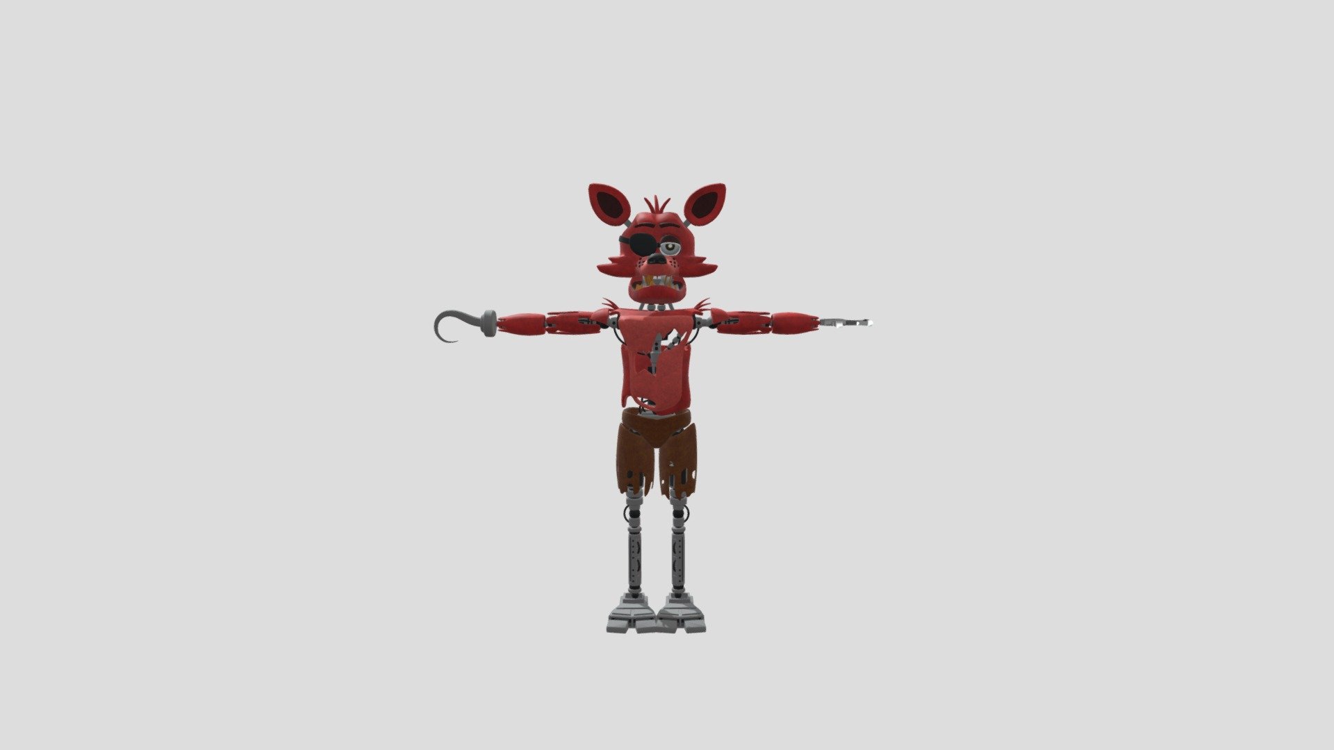 Foxy retexture - Download Free 3D model by dwall8611 [de1dffa] - Sketchfab