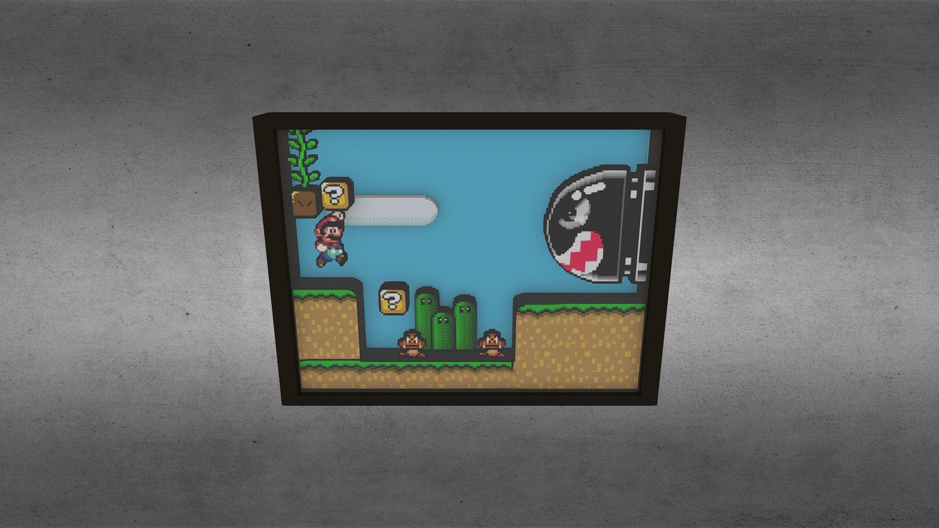 Super Mario Scene 3D - Buy Royalty Free 3D model by MariangelesLB111 ...