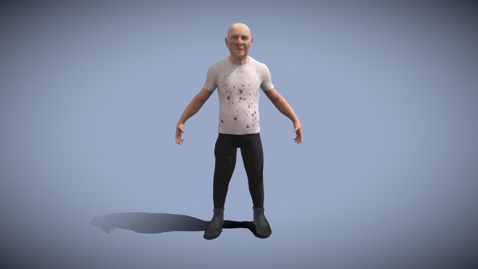 Anthony hopkins full character 16k triangles - 3D model by sepehr ...