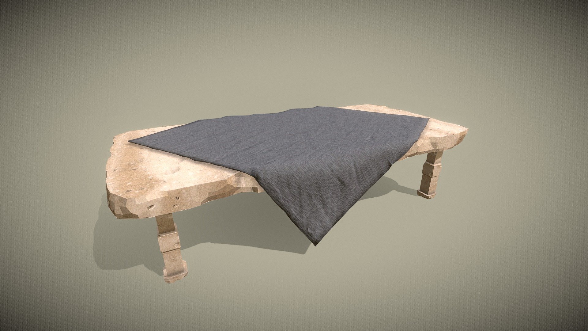 Old and Damaged Table - Download Free 3D model by Gallery4D ...