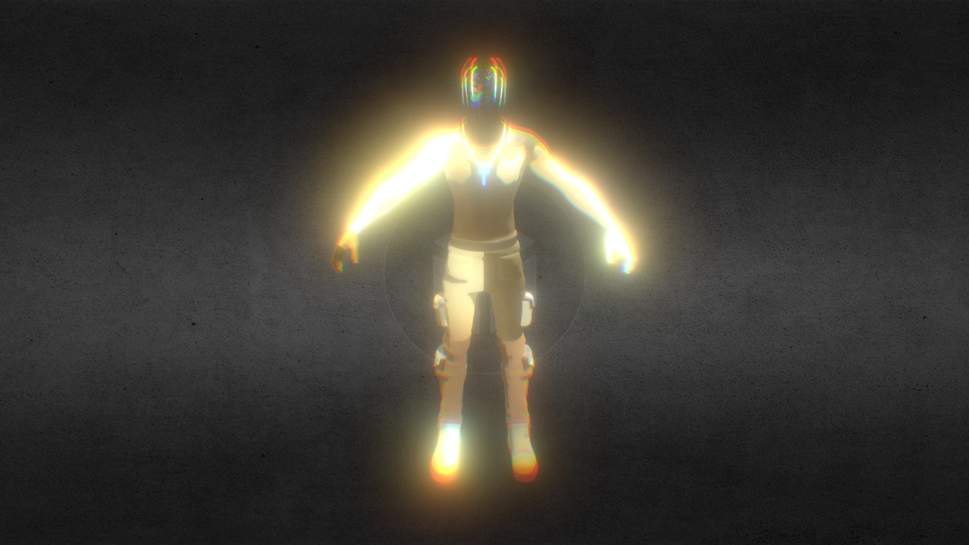 fortnite-Travis scott Gold ⚡️⚡️⚡️💧 - 3D model by malik.hunter [de1fb95 ...