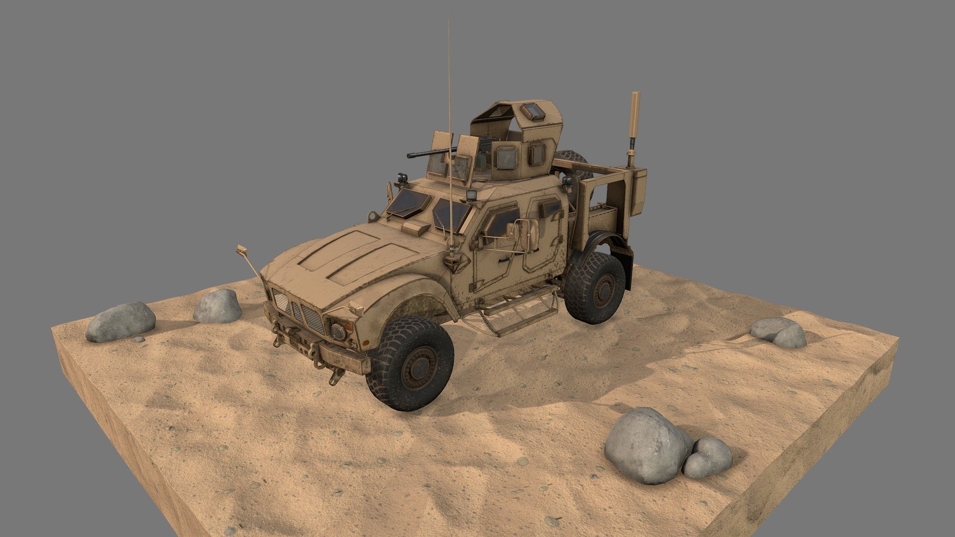 Oshkosh M-ATV - 3D model by Torsidion [de1ff63] - Sketchfab