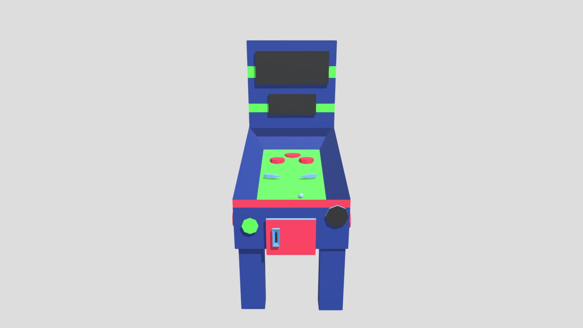 Turned Off Pinball Machine - Download Free 3D model by BernardoBones ...